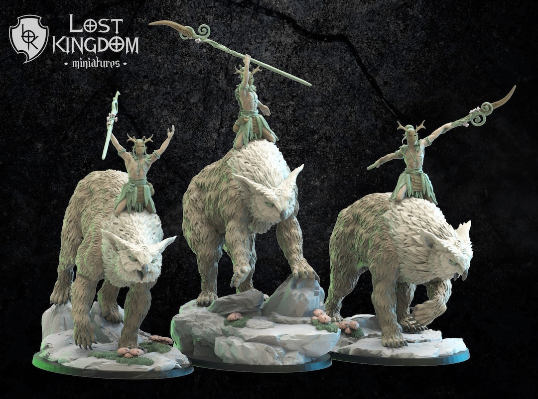 Kumakuro Riders [3 Models], Lost Kingdom, Mori Elves, Wood Elves, WAP ...