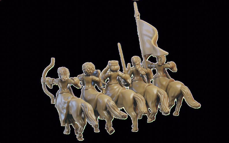 Female Centaurs X5, Ilhadiel, Order of the Ancients, Equitaine, 9th Age ...