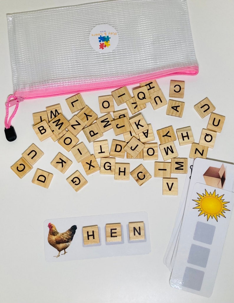 Spelling CVC Words Busy Bag - Etsy