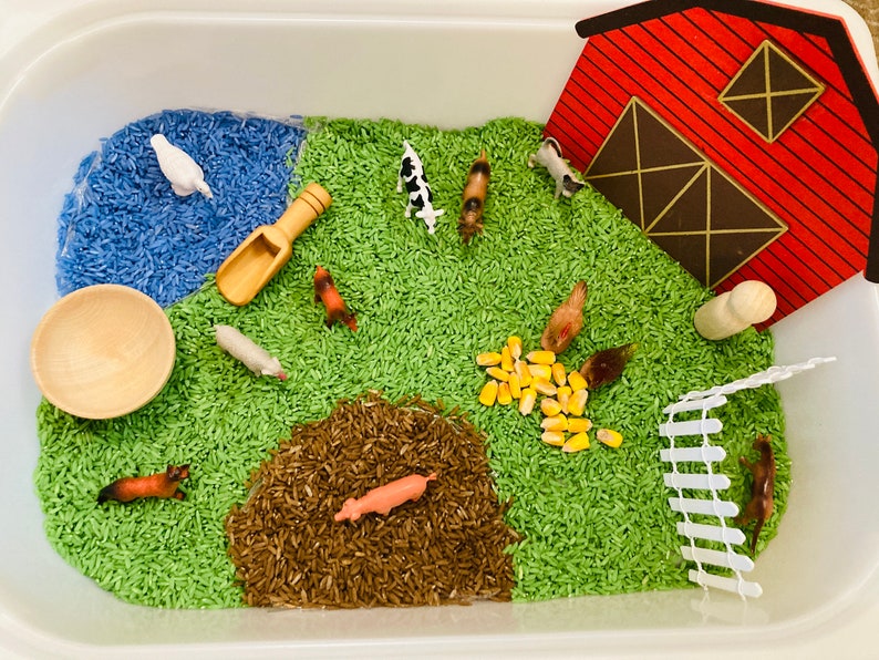 Old Mcdonalds Farm Sensory Bin Farm Sensory Play Sensory - Etsy