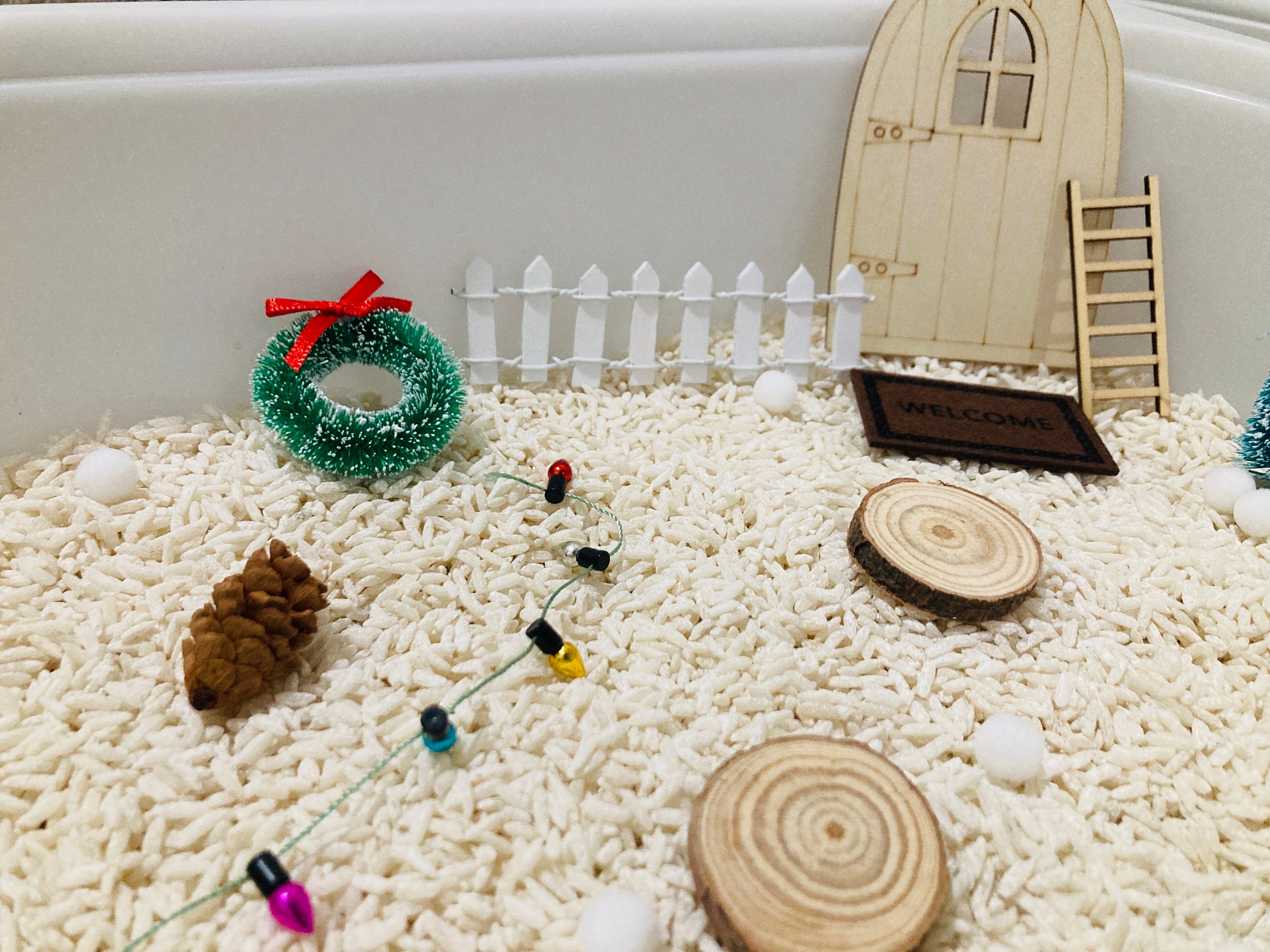 Winter Wonderland Sensory Bin/ Montessori/ Sensory Play/ Christmas ...
