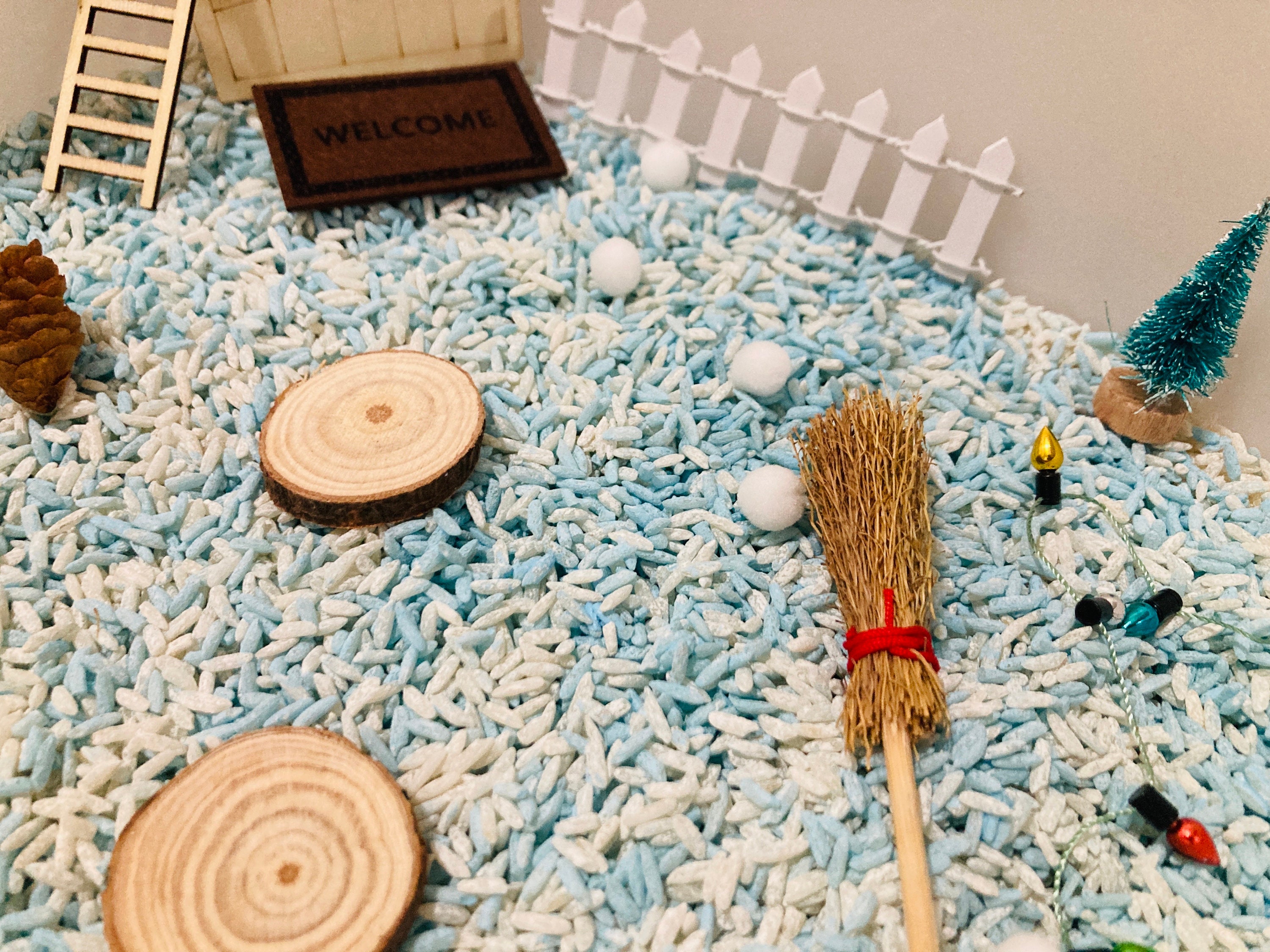 Winter Wonderland Sensory Bin/ Montessori/ Sensory Play/ Christmas ...