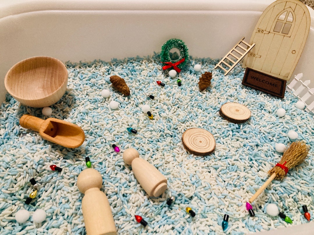 Winter Wonderland Sensory Bin/ Montessori/ Sensory Play/ Christmas ...