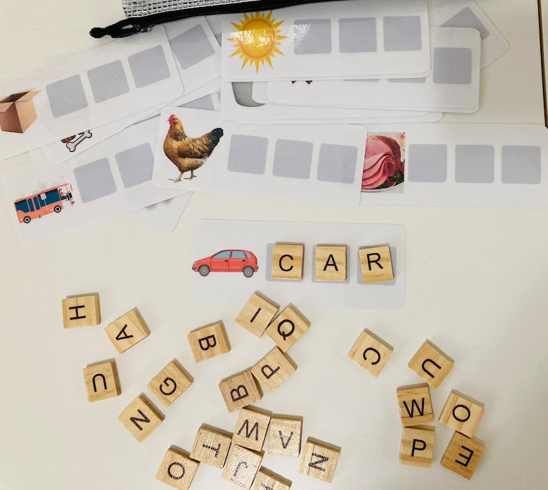 Spelling CVC Words Busy Bag - Etsy