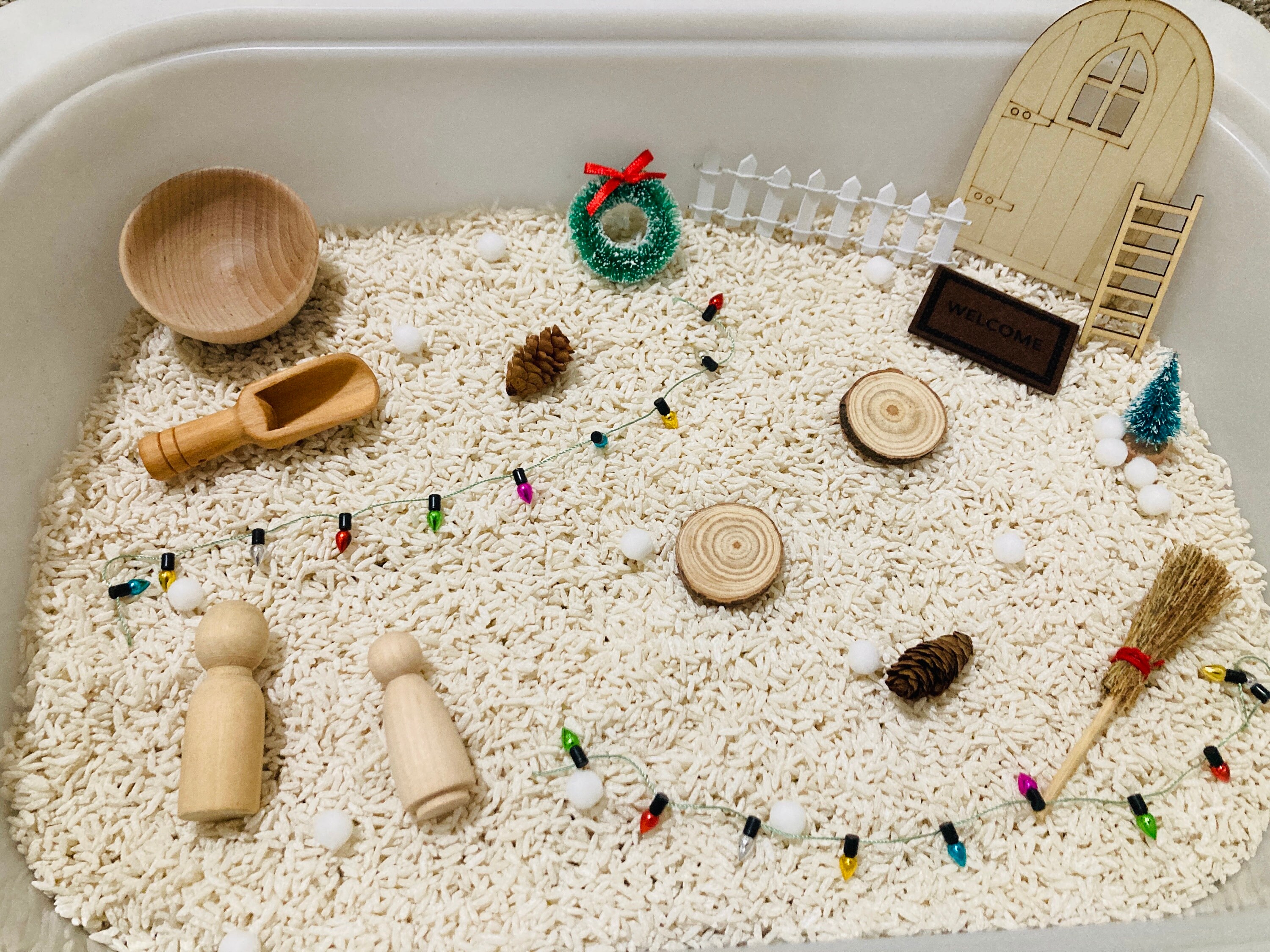 Winter Wonderland Sensory Bin/ Montessori/ Sensory Play/ Christmas ...