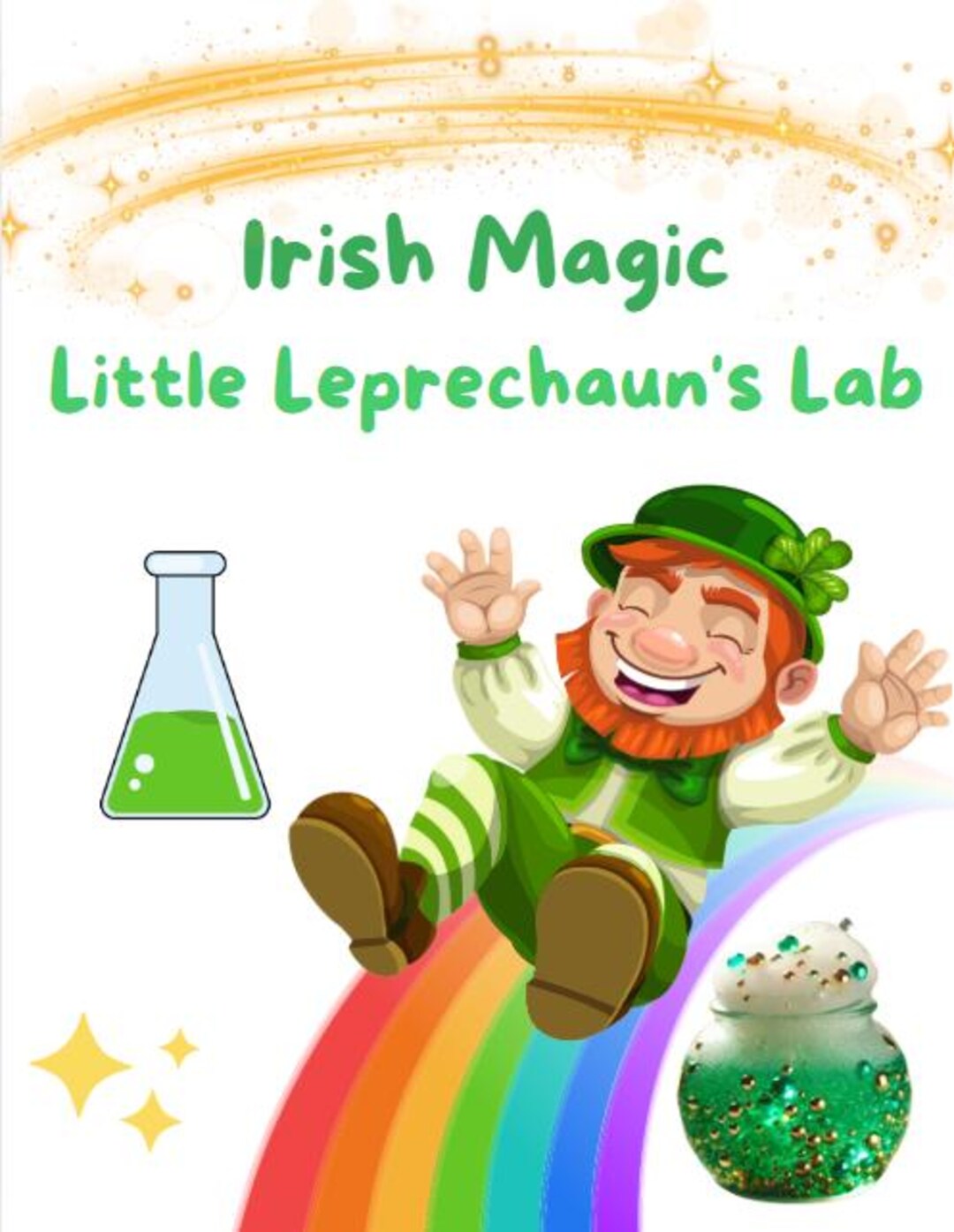 Irish Magic Little Leprechaun's Lab/potion Cards/science Experiments ...