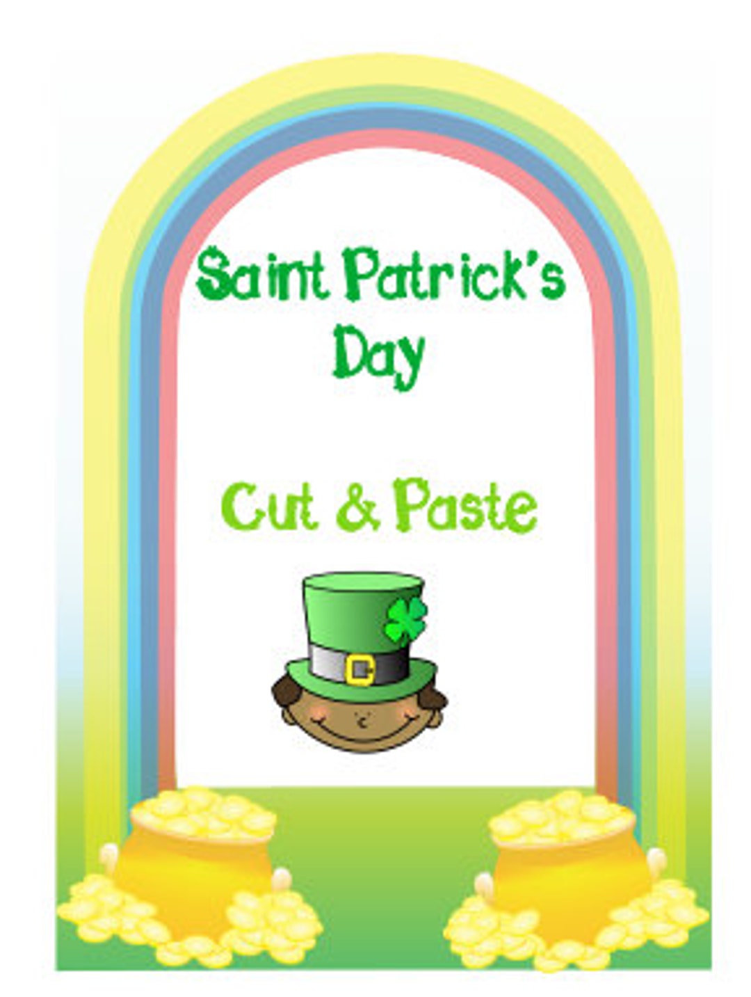 Saint Patrick's Day- CUT & PASTE Activities/ Math Center - Etsy