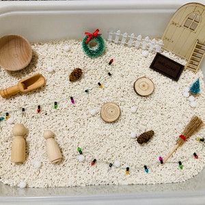 Winter Wonderland Sensory Bin/ Montessori/ Sensory Play/ Christmas ...