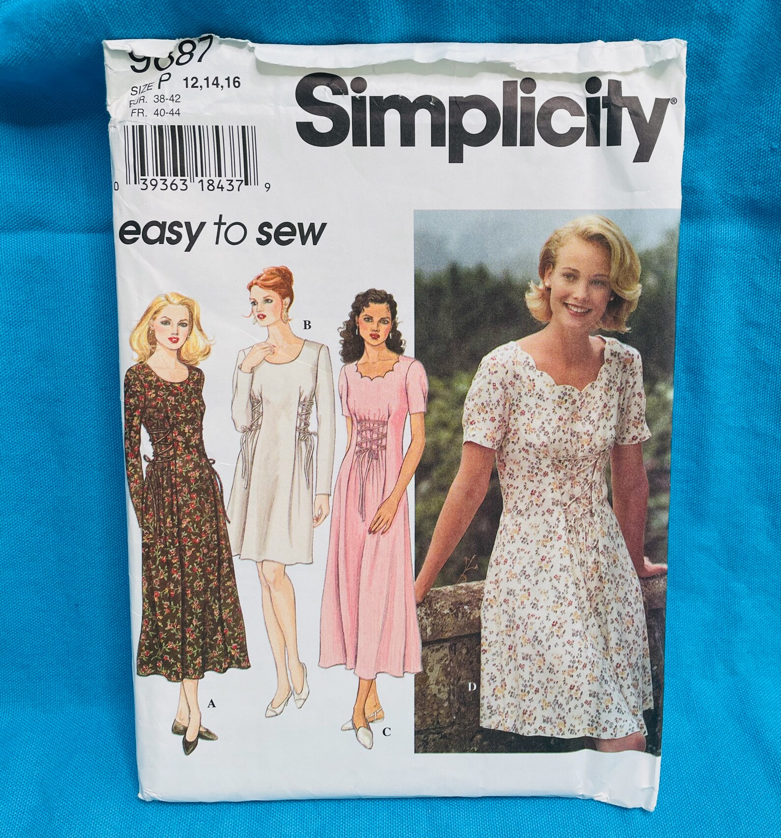 Vintage Simplicity Sewing Patterns From the Nineties, 1990s, Nos. 7072 ...
