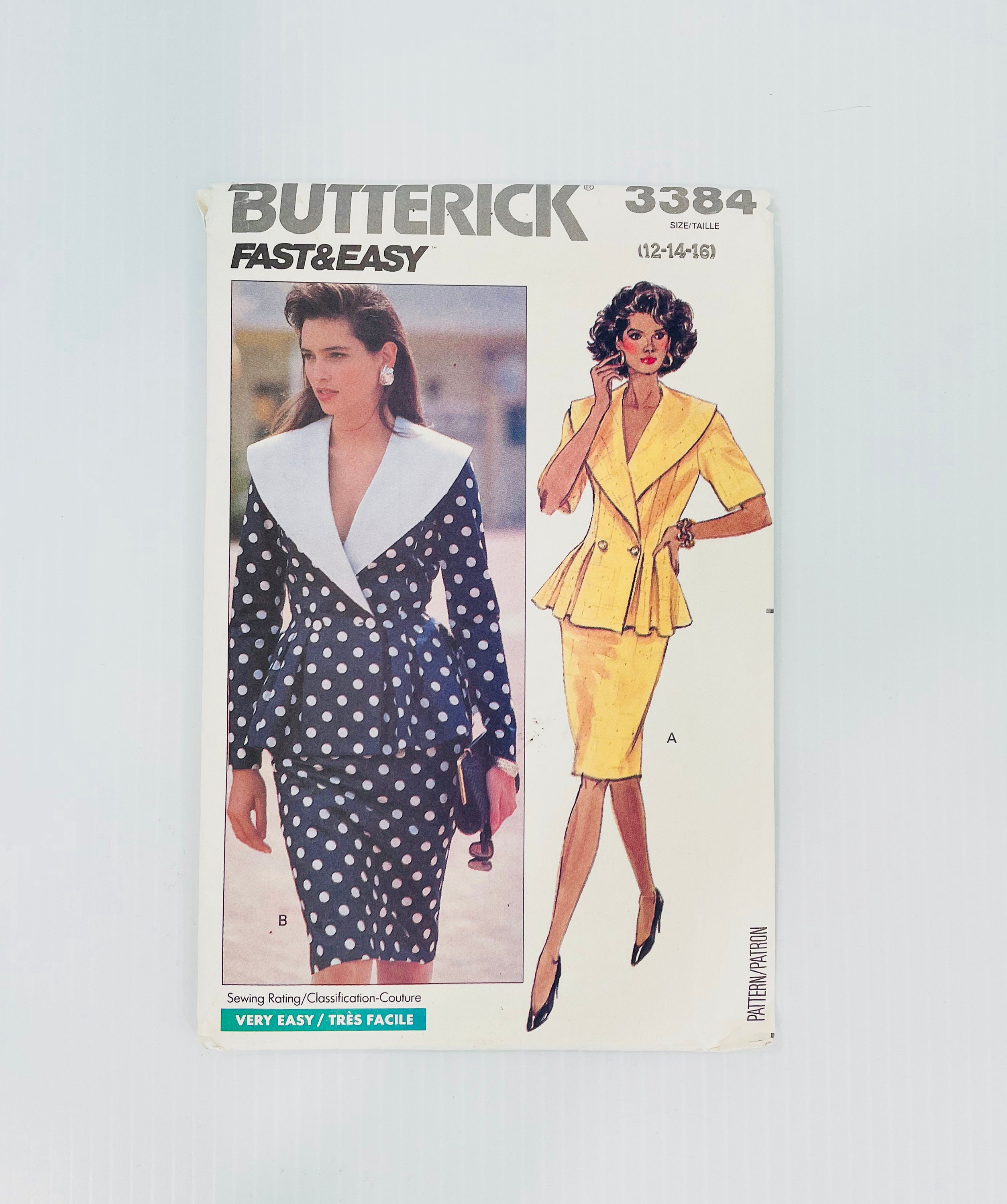 Vintage Sewing Patterns Butterick 3384, 4209, 4505, 4385, Suit, Jacket ...