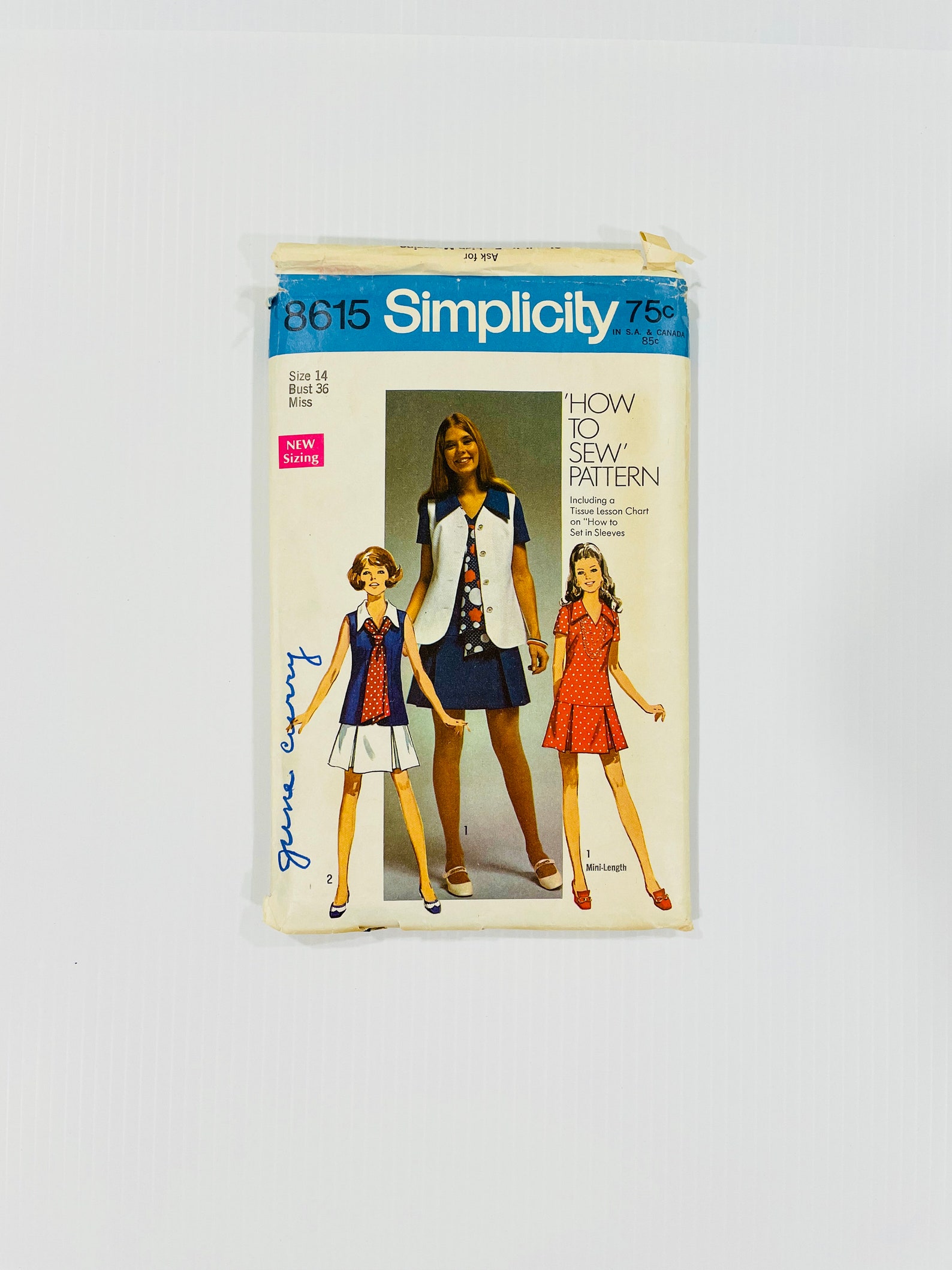 Vintage Sewing Patterns Simplicity 7289, 7896, 8249, 8615, 8746, 9082 ...