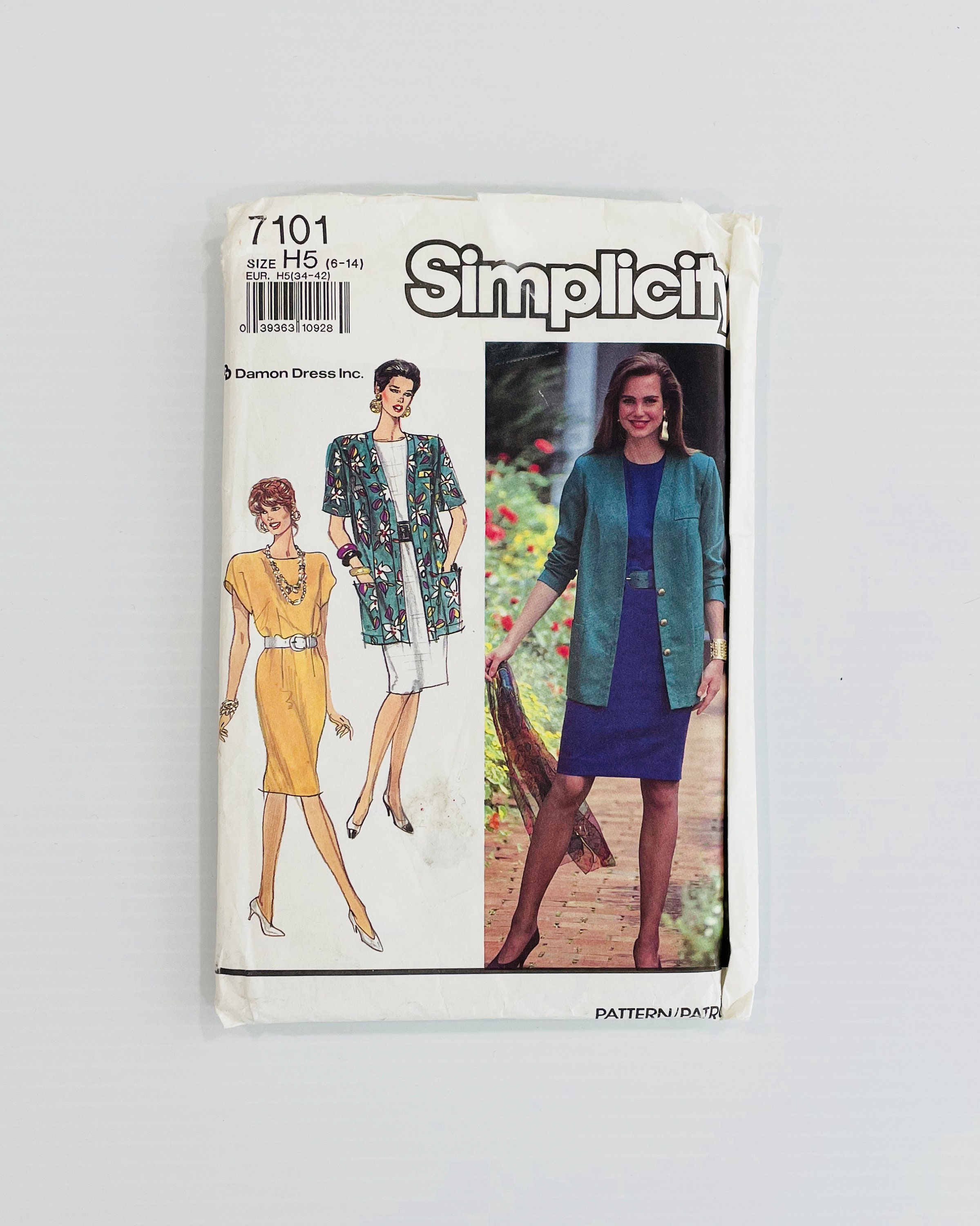 Vintage Sewing Patterns Simplicity 5864, 7101, 8423, 8424, 9362, Jumper ...