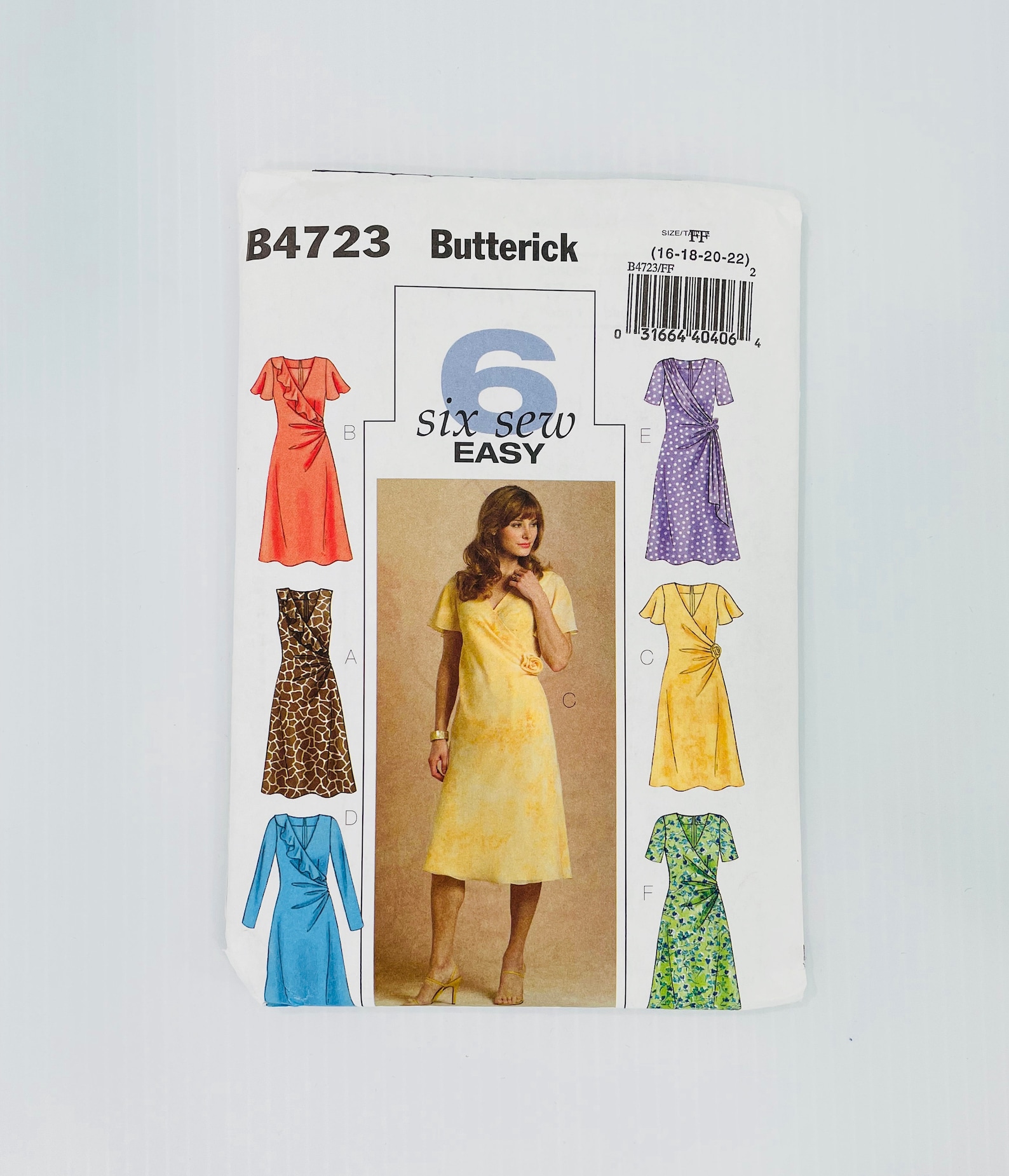 Sewing Patterns Butterick 4659, 4723, 4926, 4989, 5400, 6210, Dress ...