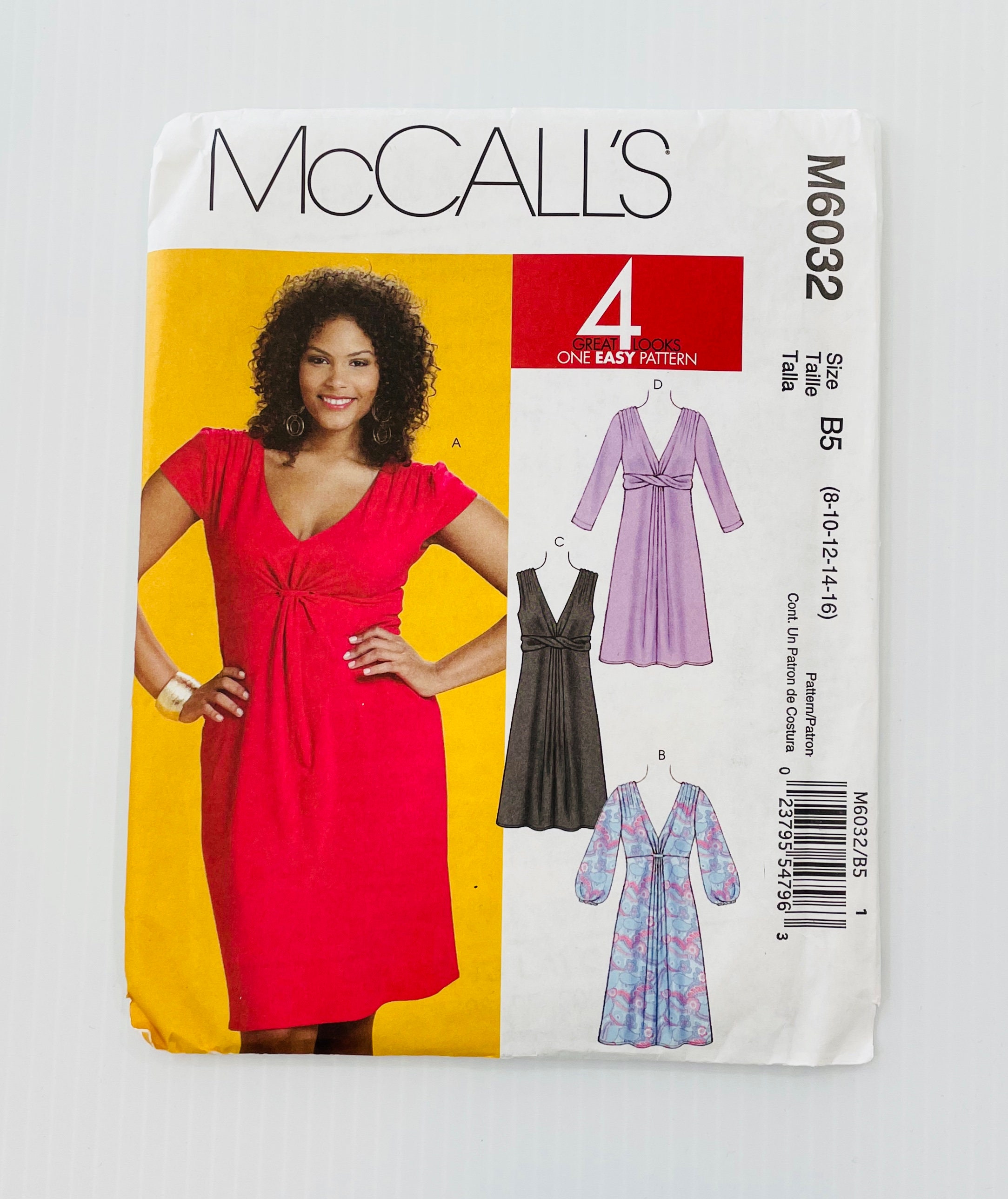 Sewing Patterns Mccalls 4450, 6032, 6510, New Look 6385, 6435, Mccalls ...