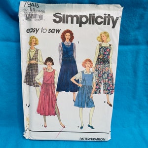 Vintage Simplicity Sewing Patterns From the Nineties, 1990s, Nos. 7072 ...