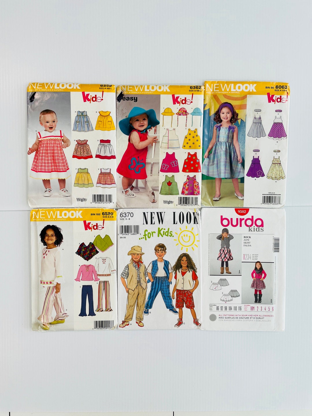 Sewing Patterns Simplicity's New Look 6359, 6362, 6063, 6530, 6370 ...