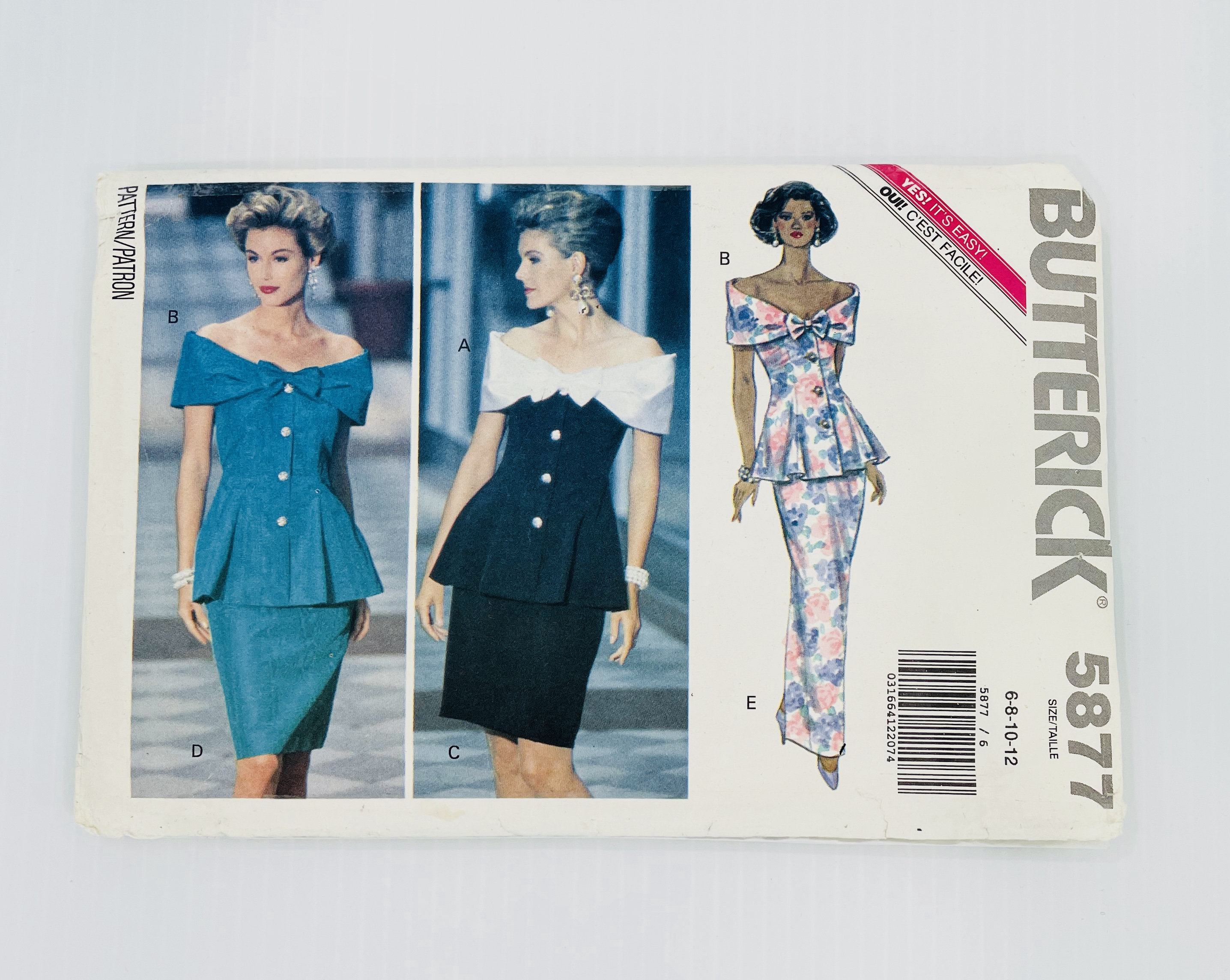Vintage Sewing Patterns Butterick 5433, 5493, 5641, 5869, 5877, 5973 ...