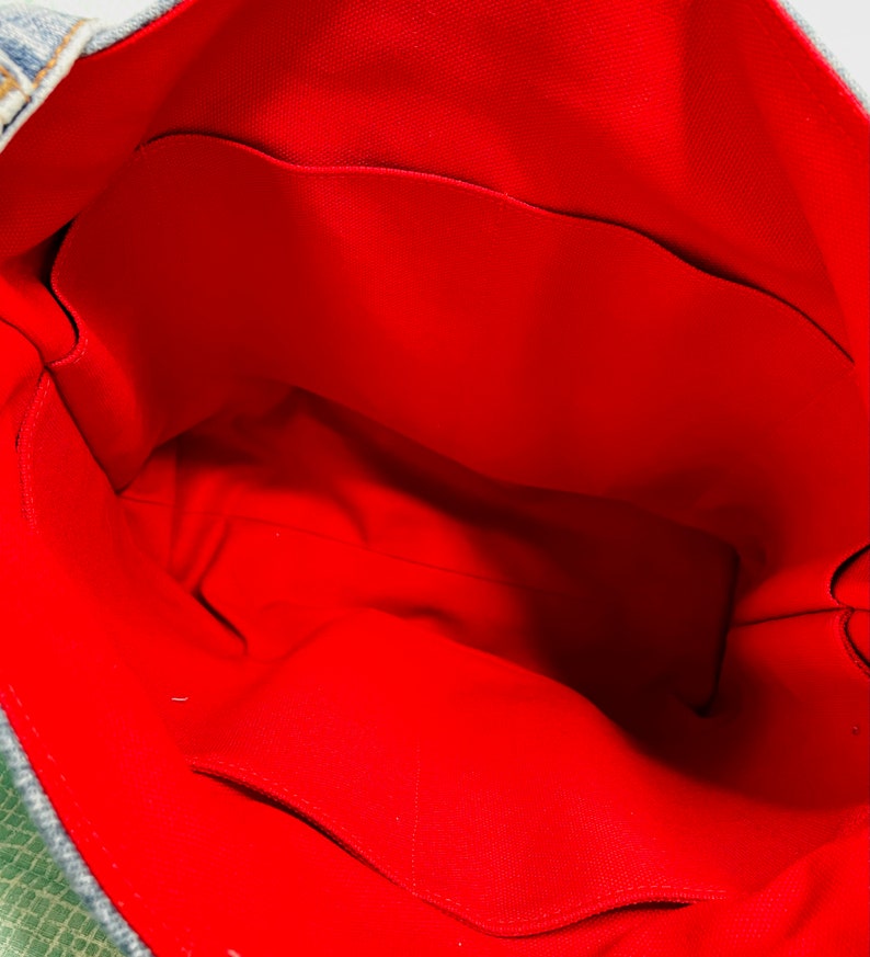 Fray Way Upcycled Recycled Jeans Denim Handbag, Purse, Shoulder Bag - Etsy