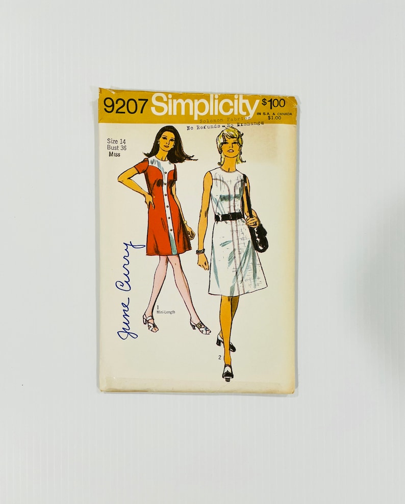 Vintage Sewing Patterns Simplicity 7289, 7896, 8249, 8615, 8746, 9082 ...