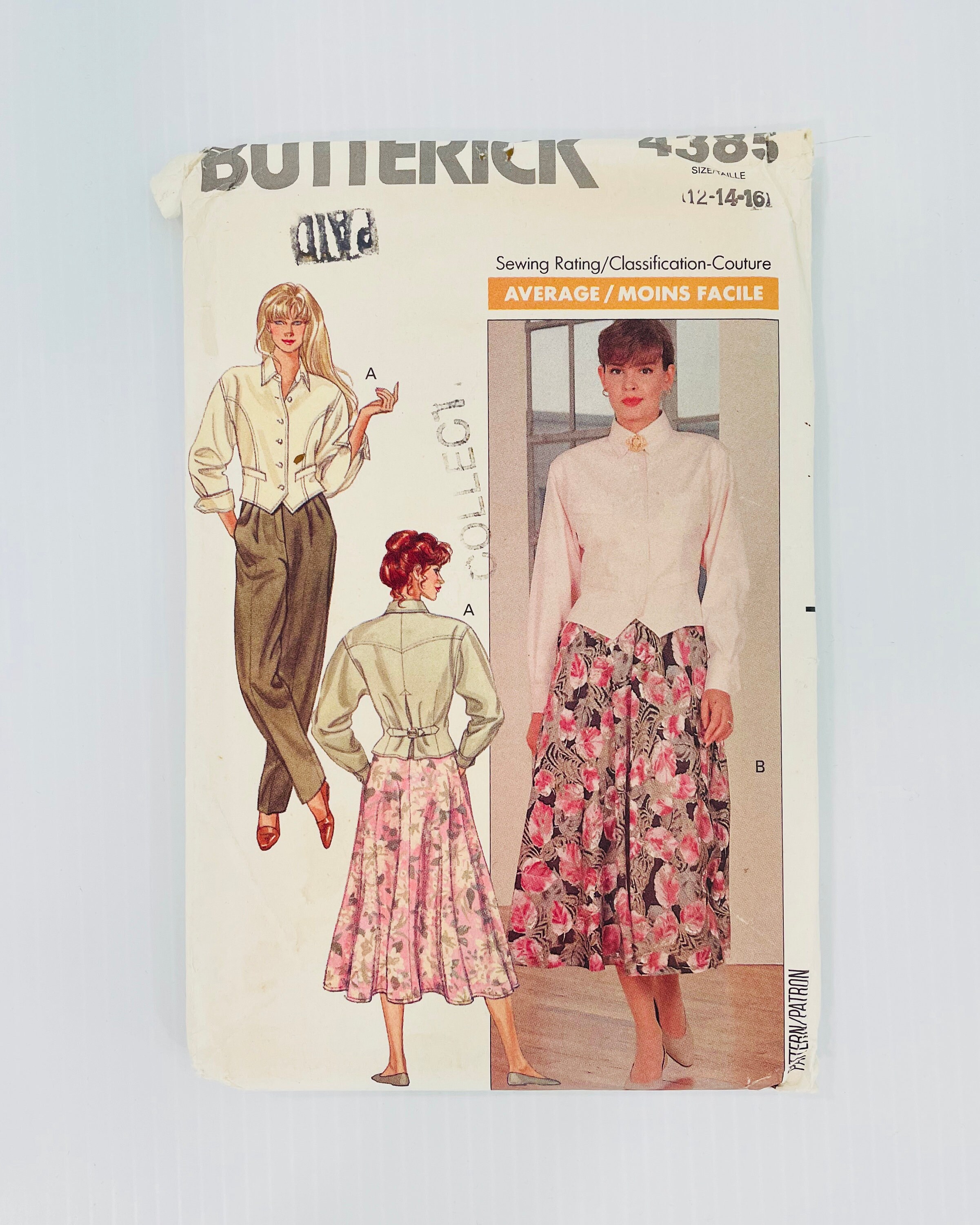 Vintage Sewing Patterns Butterick 3384 4209 4505 4385 - Etsy