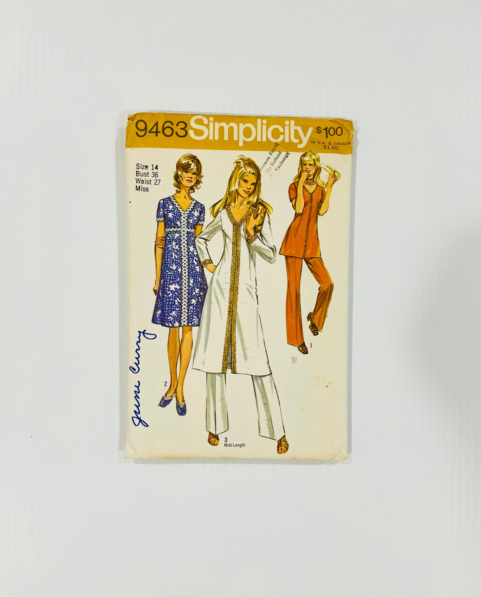 Vintage Sewing Patterns Simplicity 7289, 7896, 8249, 8615, 8746, 9082 ...