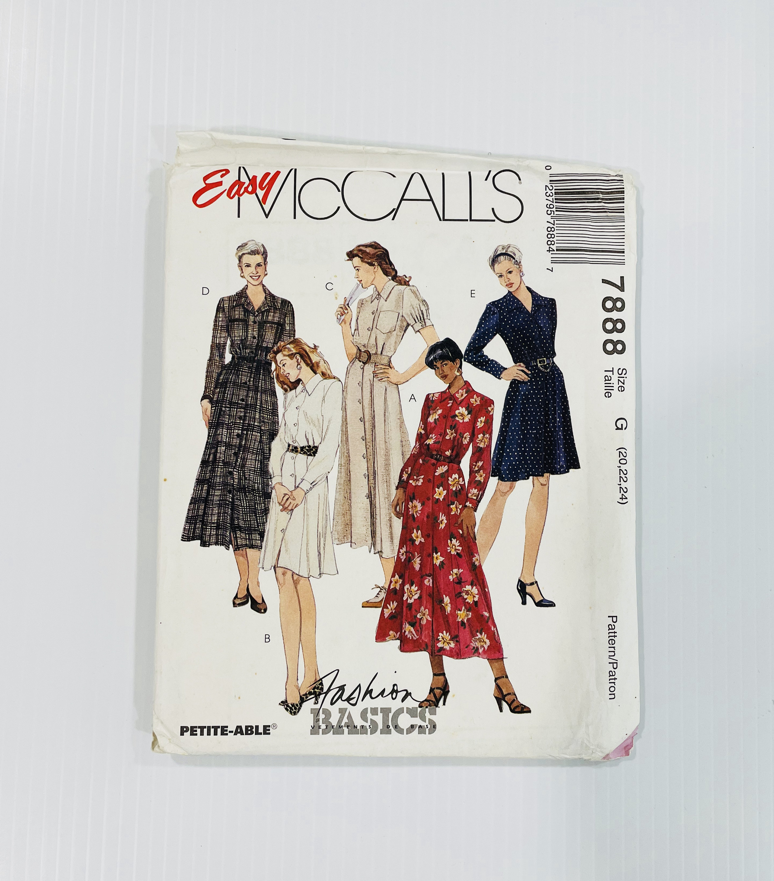 Vintage Sewing Patterns Mccalls 4468, 4916, 6004, 7689, 7876, 7888 ...