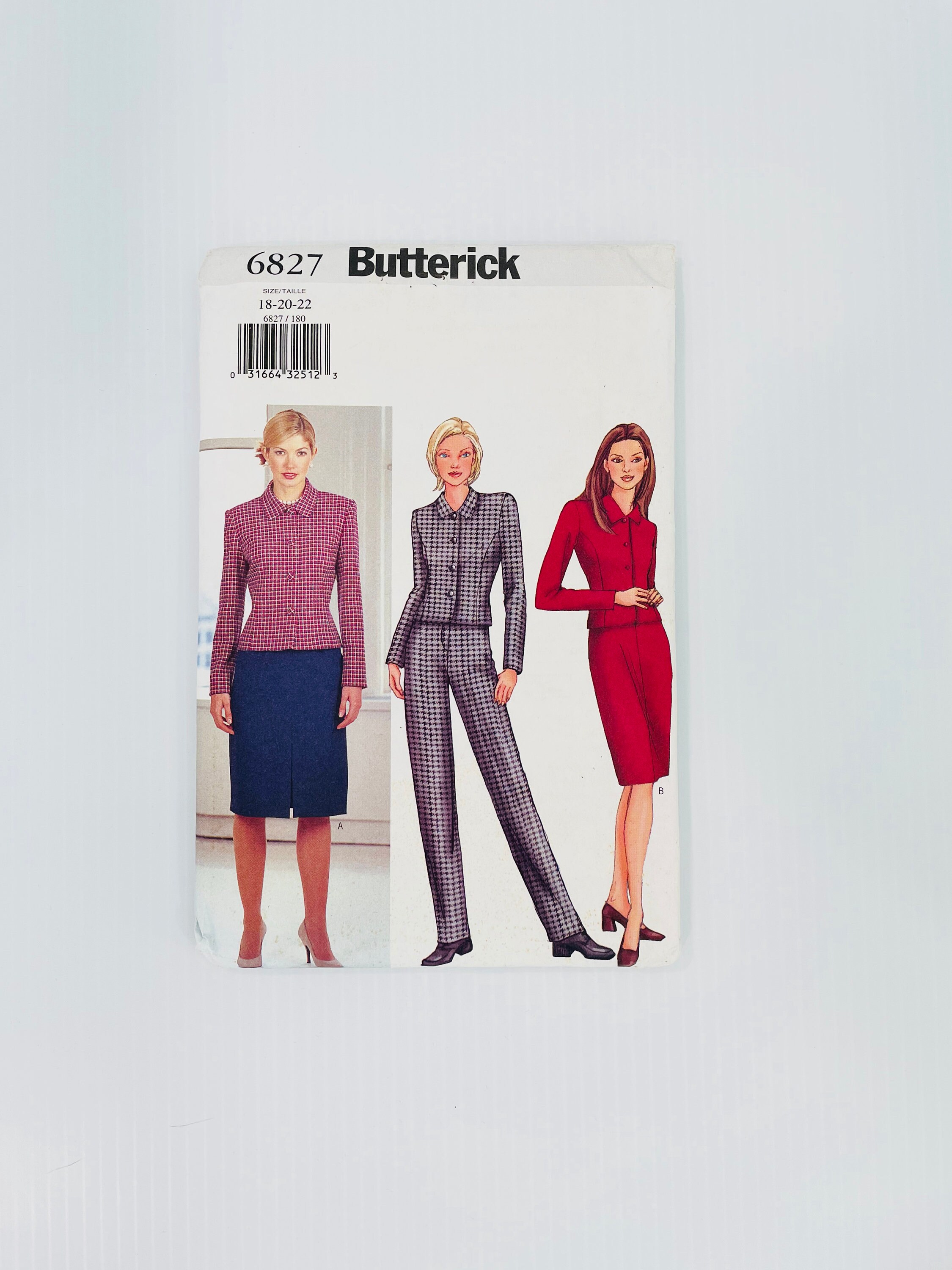 Vintage Sewing Patterns Butterick 3090, 6827, 6768, 6593, Tunic, Pants ...
