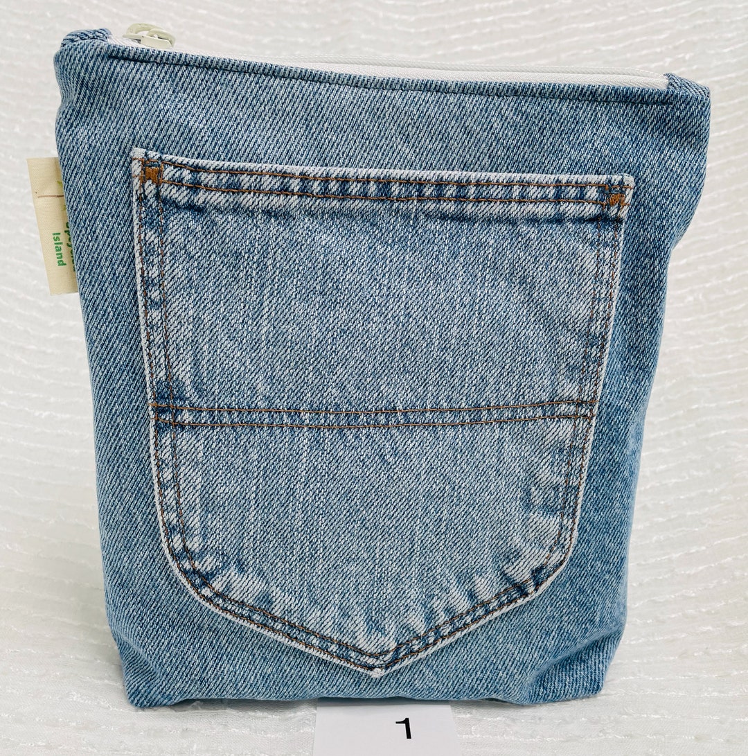 Ultimate Upcycled Lined Cosmetics Makeup Bag, Zipper Pouch - Etsy