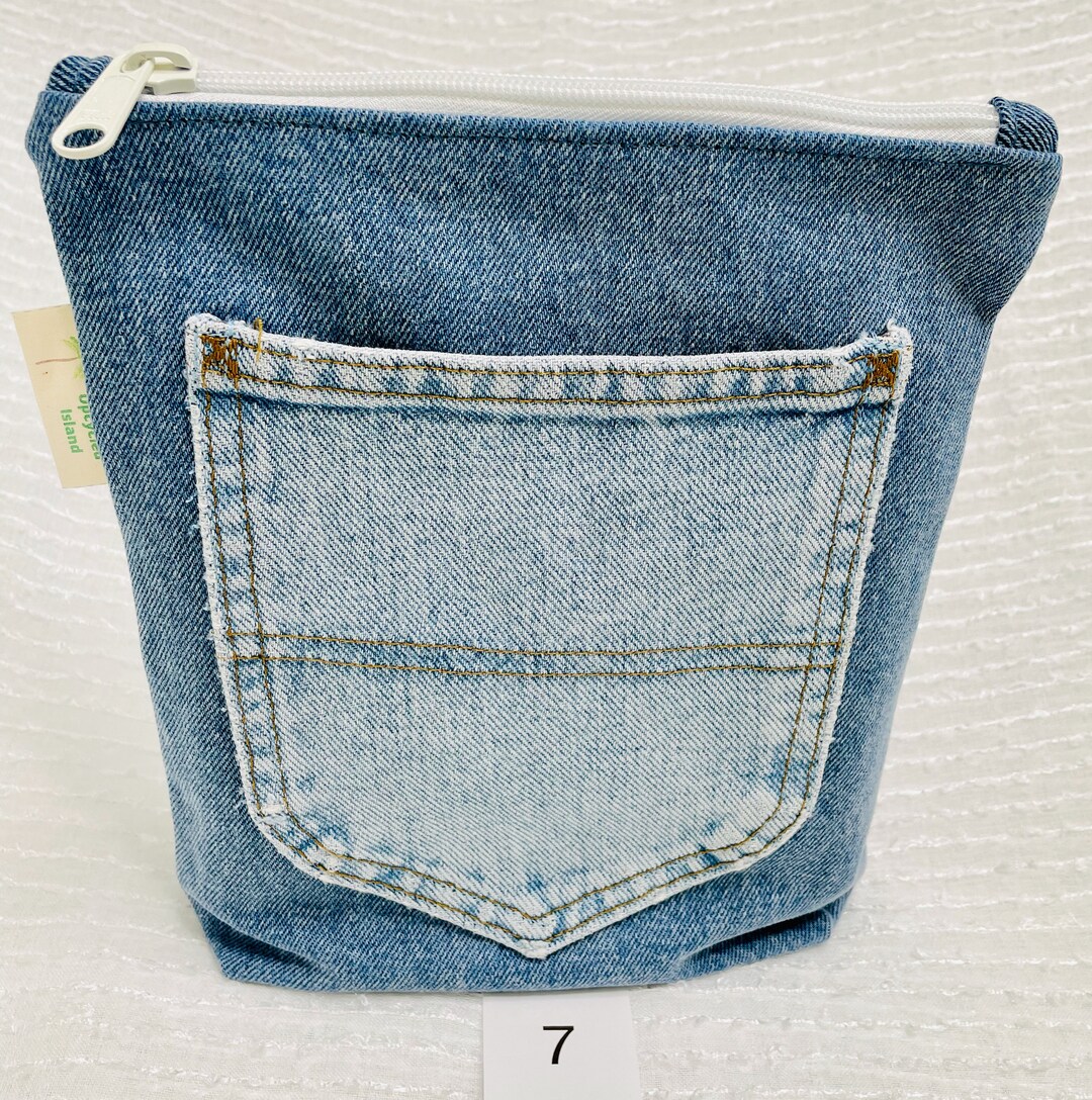 Ultimate Upcycled Lined Cosmetics Makeup Bag, Zipper Pouch - Etsy