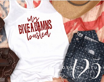 My Give a Damns Busted Tank Country Tank Tops Country - Etsy