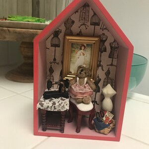 Sewing Themed Shadow Box - Etsy