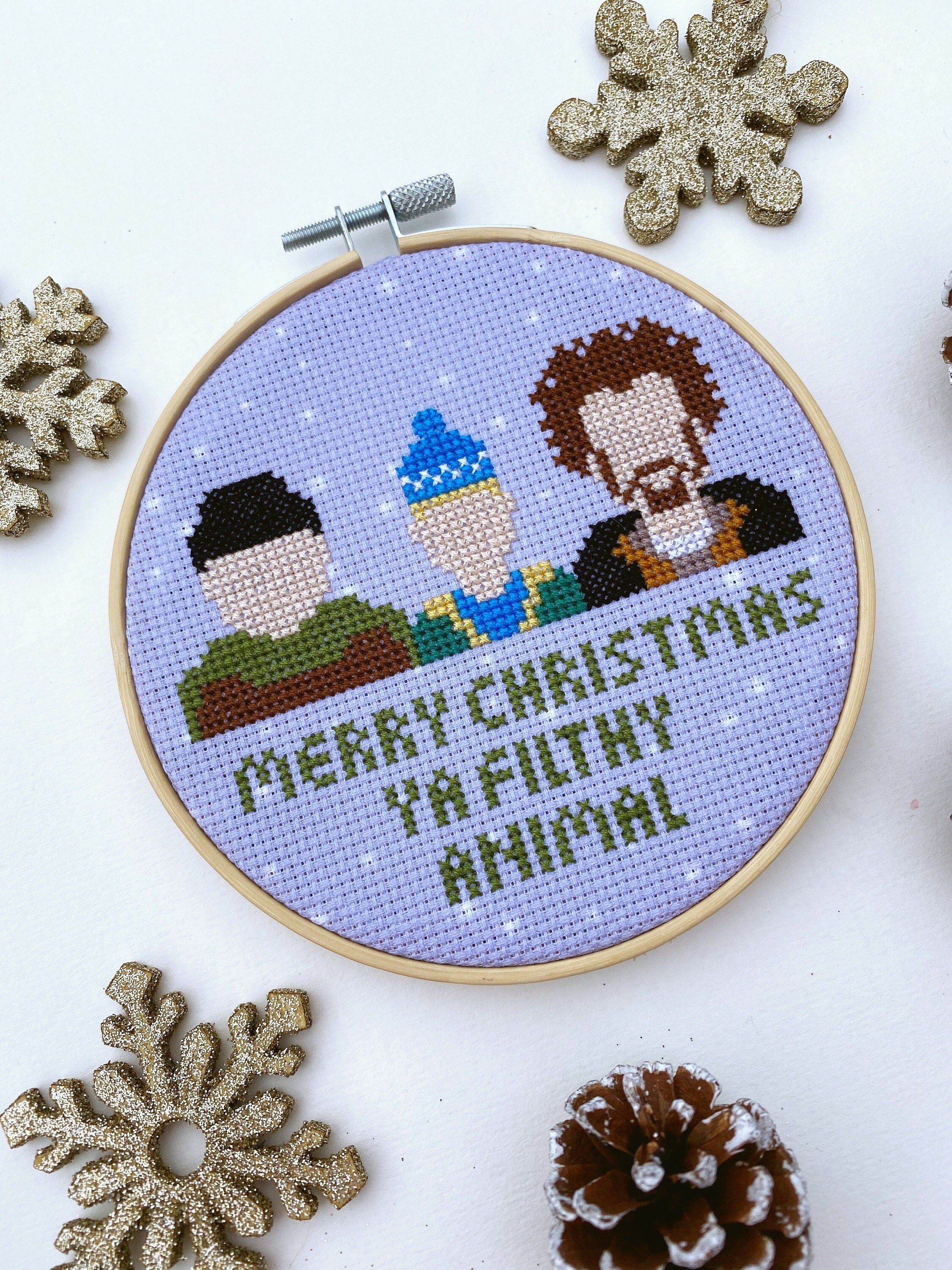 Home Alone Cross Stitch Pattern: Beginner-friendly Christmas Design ...
