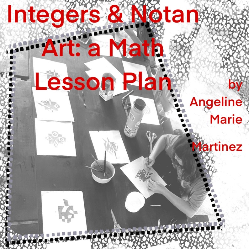 Math Integers and Art Making Positive and Negative Spaces Lesson Plan ...