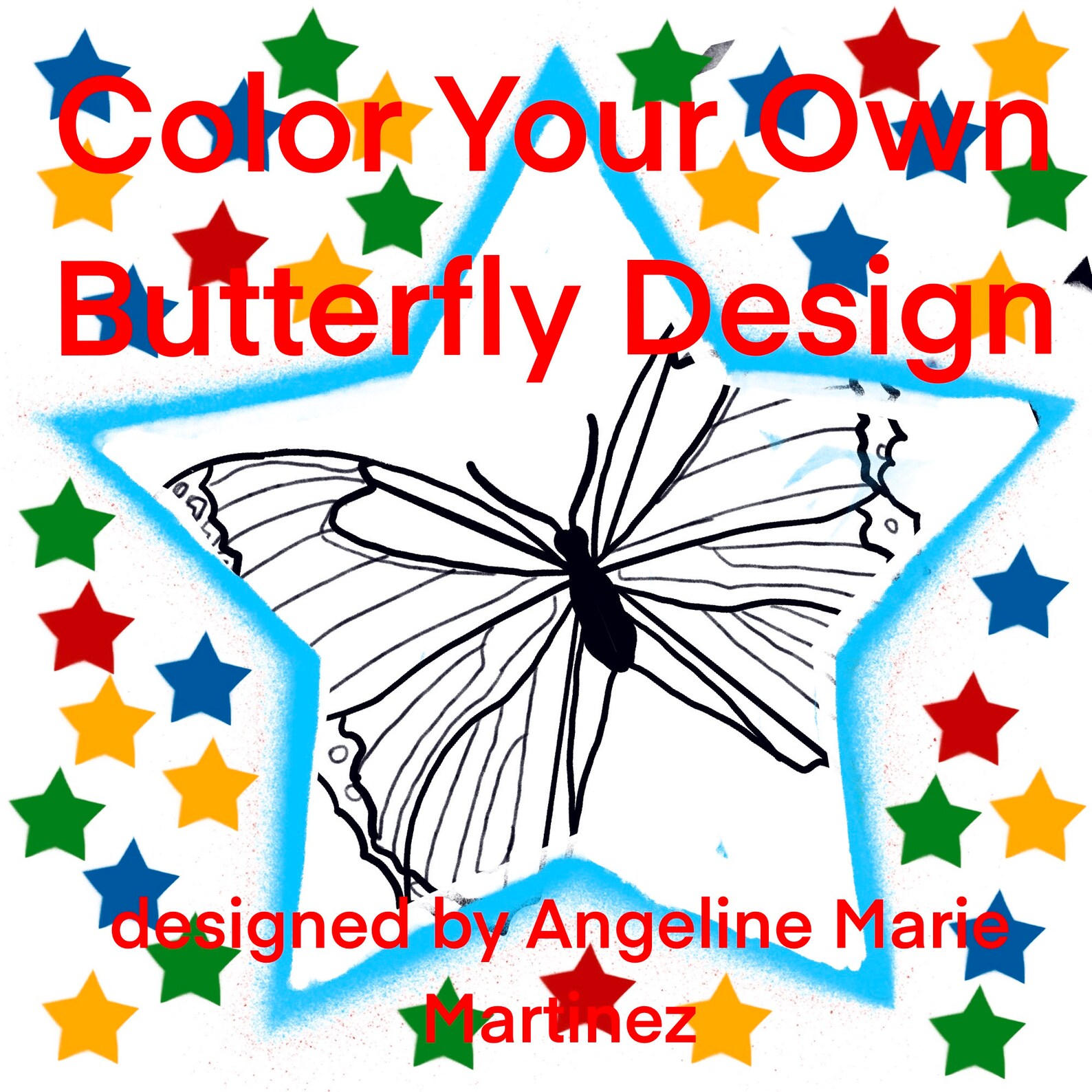 Butterfly Beautiful Tropic Morpho-like Butterfly Coloring Page ...