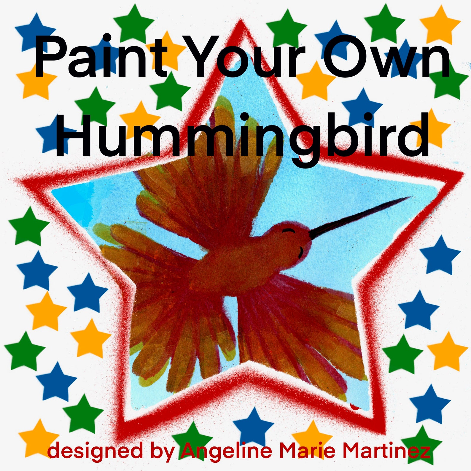 Hummingbird Colibri Paint Your Own Stencil Kit Directions for Adults ...