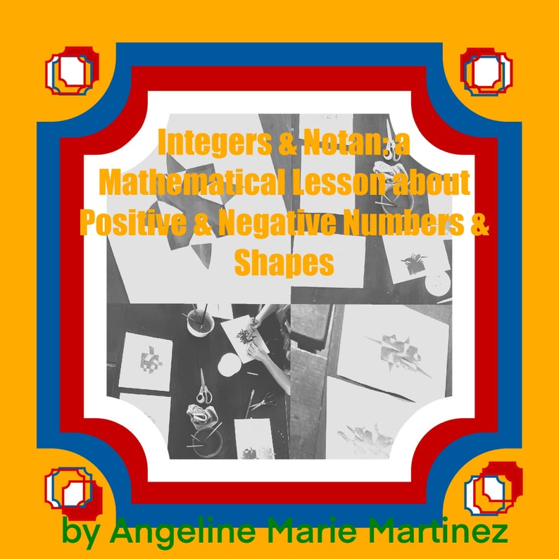Math Integers and Art Making Positive and Negative Spaces Lesson Plan ...