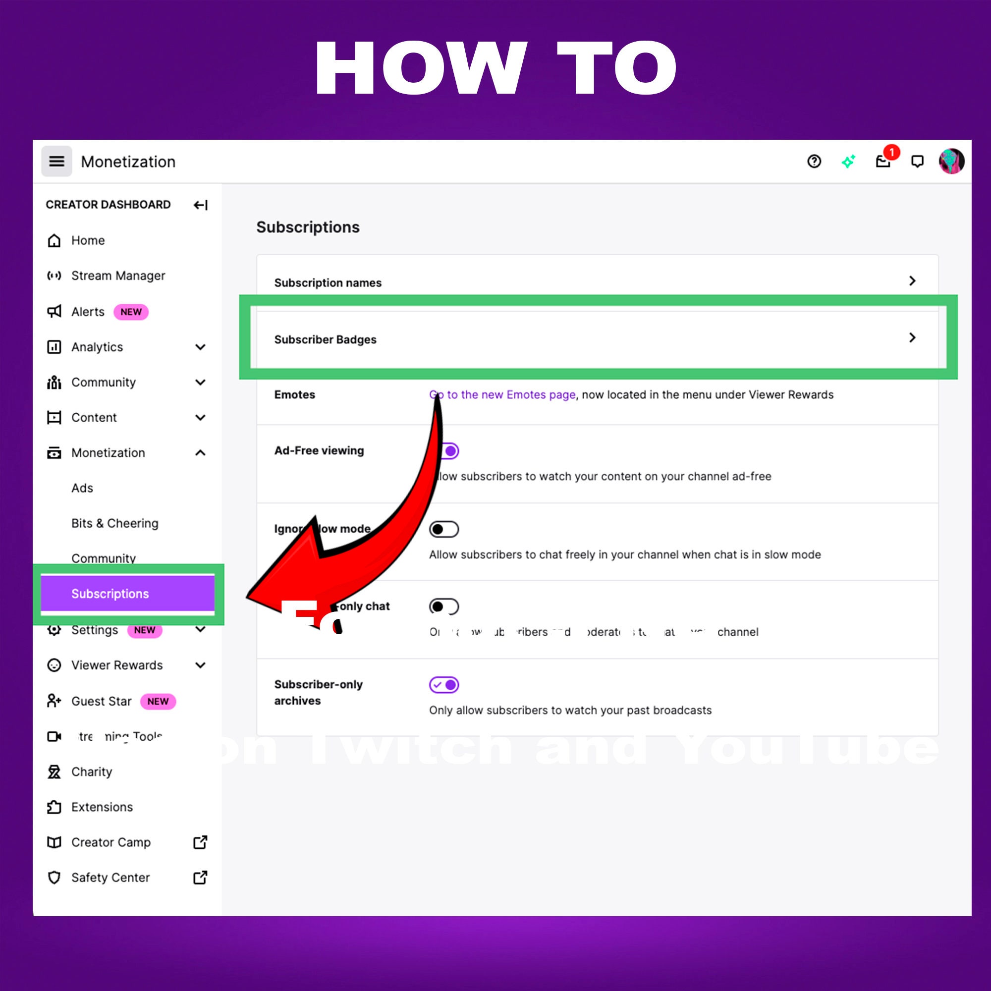 Crown Sub Badges | Twitch Kick Crowns Subscribers Loyalty Sub and Bit ...