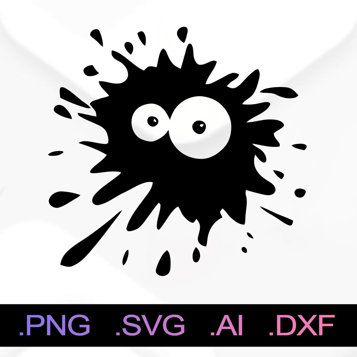 Ink Blot SVG and PNG Files, Print SVG, Digital Download Cricut Cut ...
