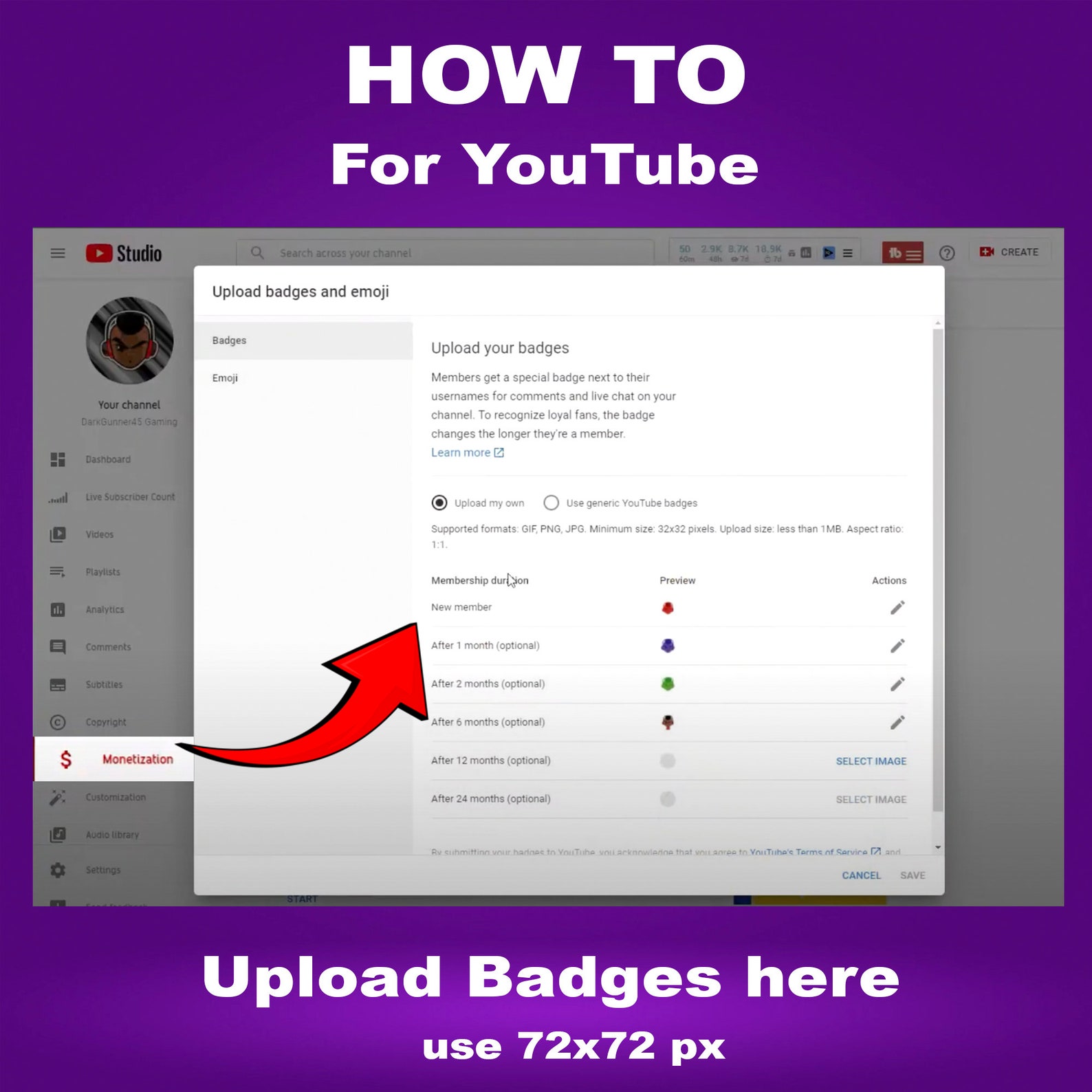 Gold Bars Twitch Kick Sub Badges Set Subscribers Sub Bit Loyalty Badges ...