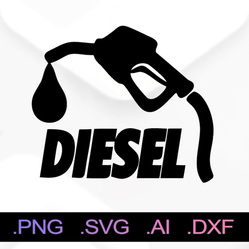 Diesel Car SVG and PNG Files, Diesel Print SVG, Digital Download Cricut ...