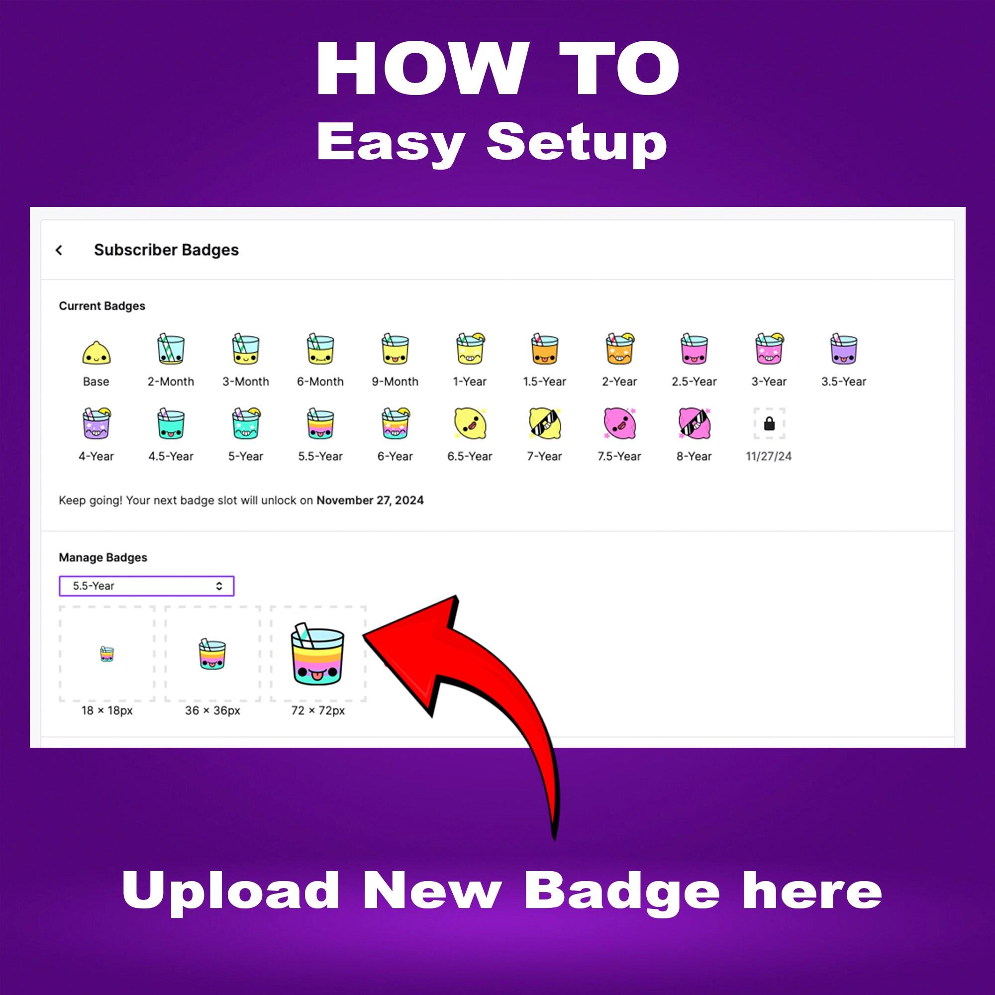 Monkey Twitch Kick Sub Badges Subscribers Sub Bit Loyalty Badges ...