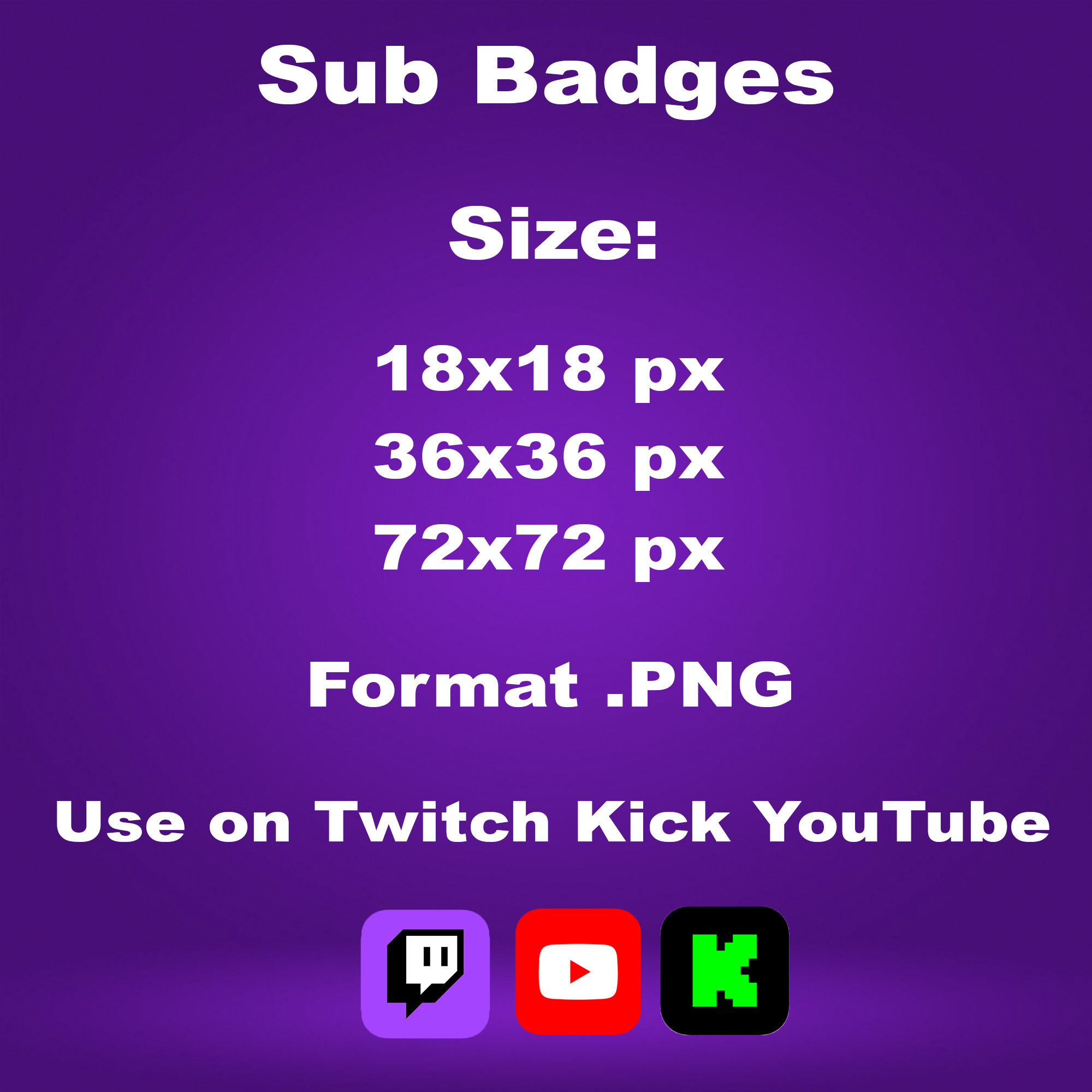 6 Stars Sub / Bit Badges for Twitch Kick, Loyalty Badges Pack for ...