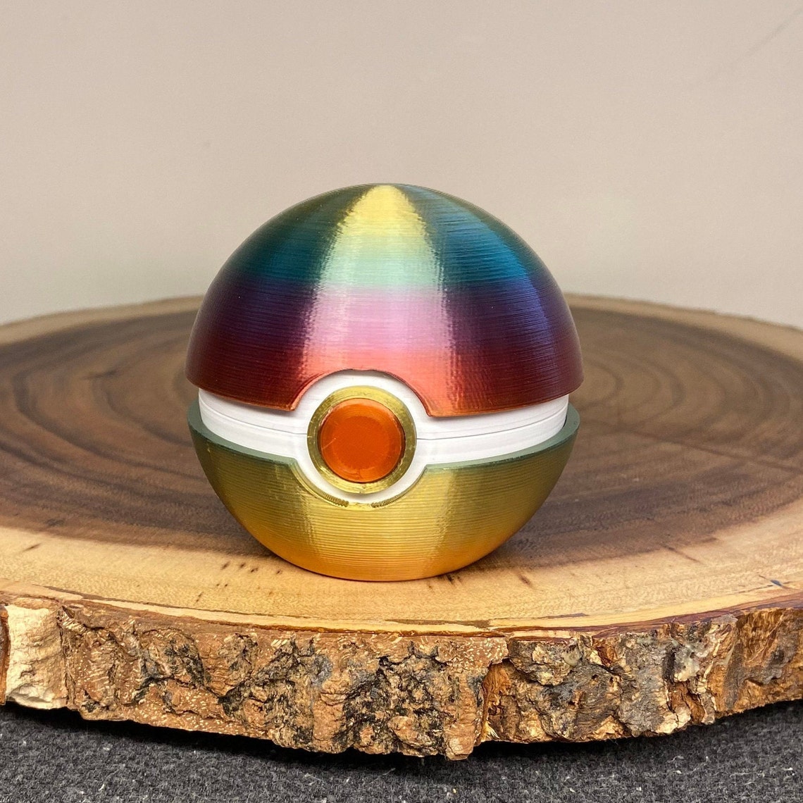 Rainbow Pokeball for 12 Nintendo Switch Game Cartridges | Etsy