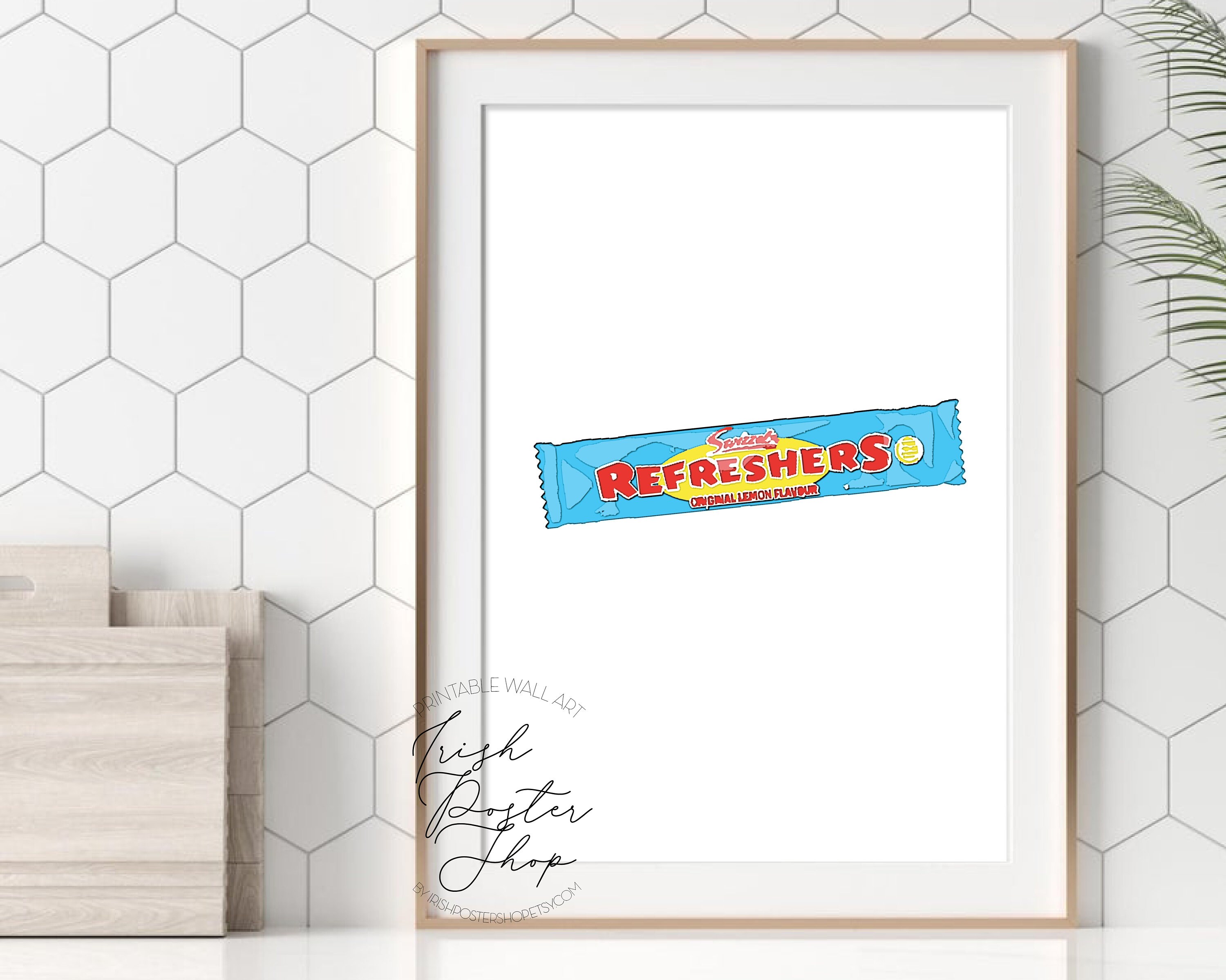 REFRESHER BAR POSTER Irish Art Poster Retro Sweet Print | Etsy