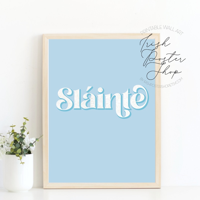 Slainte Print - Etsy