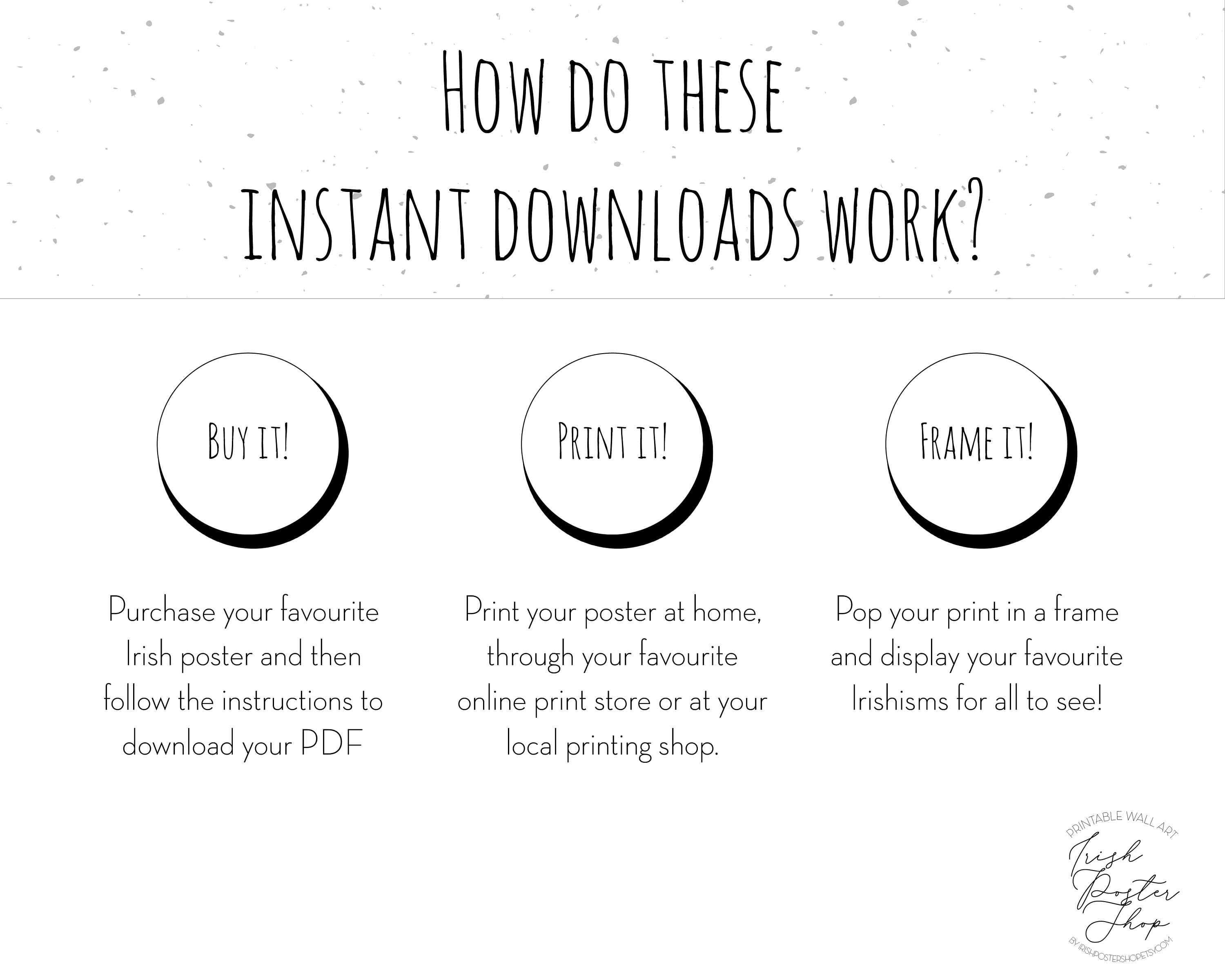 REFRESHER BAR POSTER - Irish Art Poster - Retro Sweet Print - Summer ...