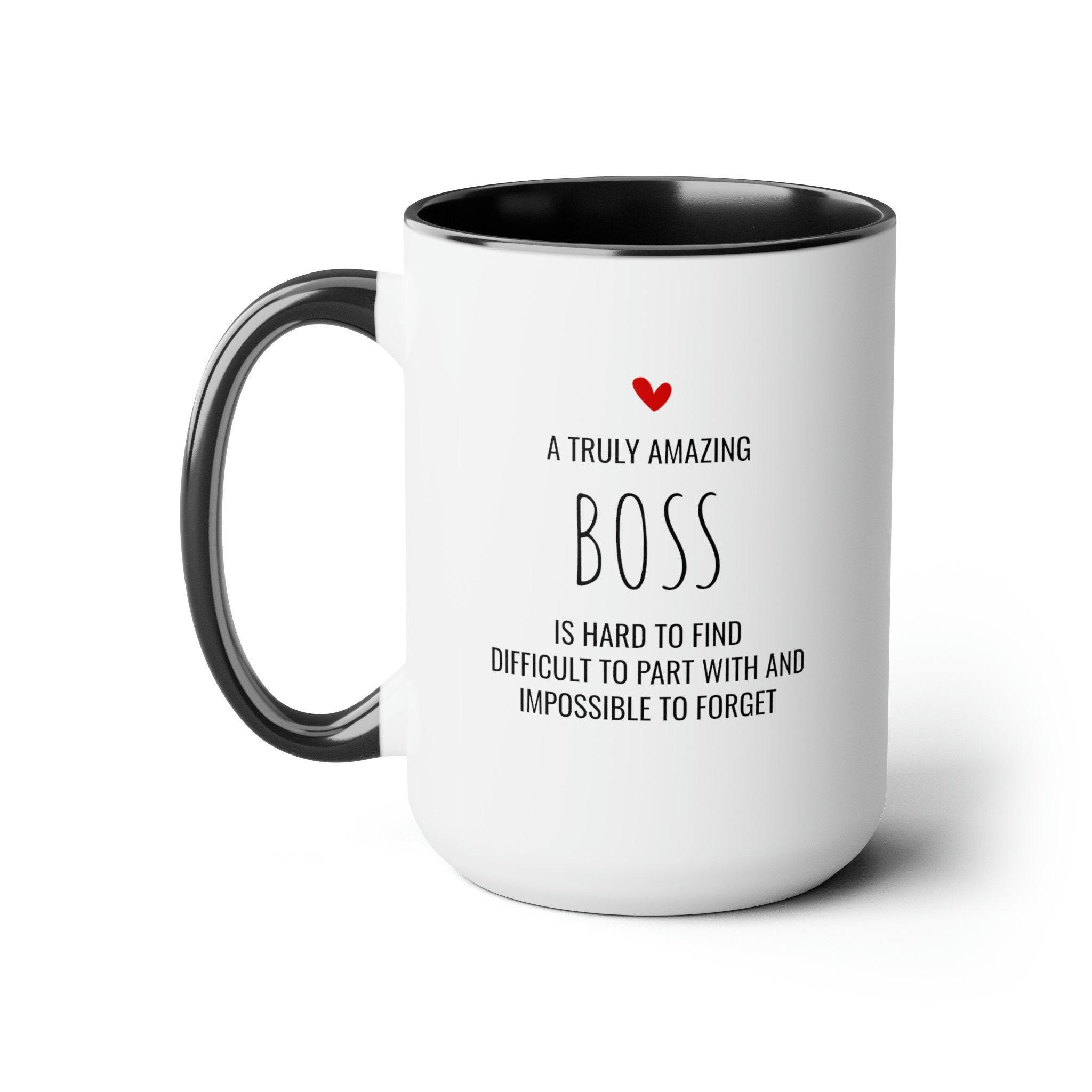 Personalizable Boss Appreciation Gift - Ceramic Coffee Mug - 11oz & 15 ...