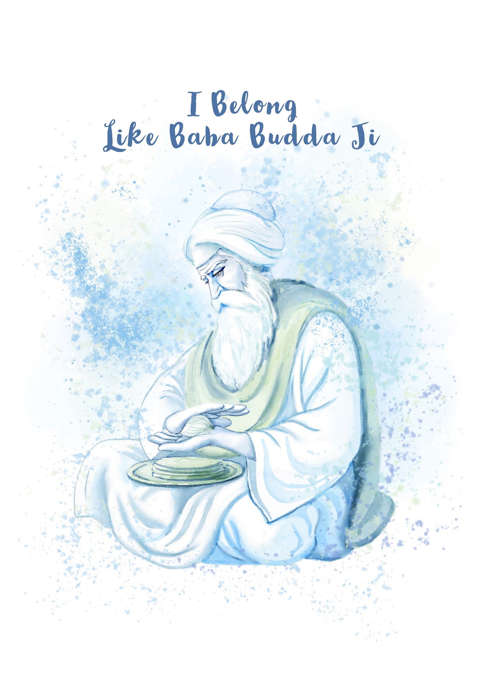 Baba Budda Ji Sikh Affirmation Wall Art Sikh Art Khalsa - Etsy