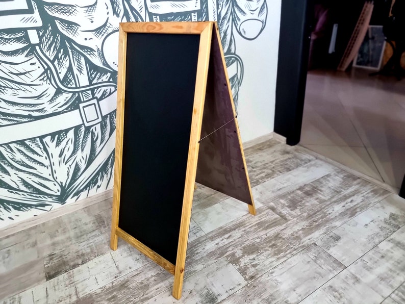 Sidewalk Sign Pavement Board Advertising Sign - Etsy