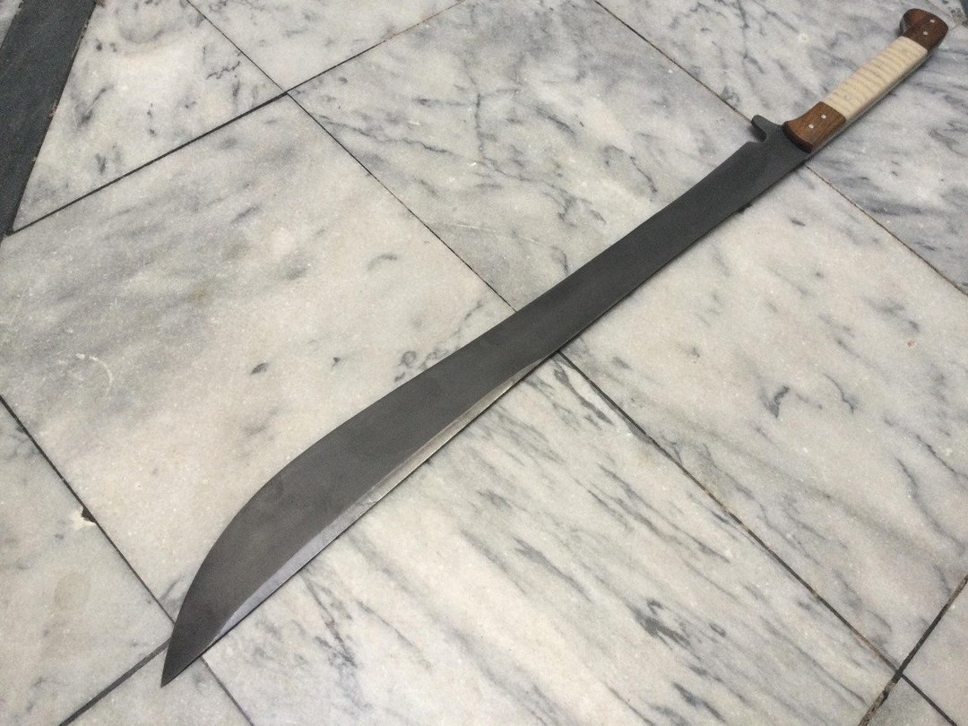33-in Machete Custom Handmade Hand Forged High Carbon Steel With ...